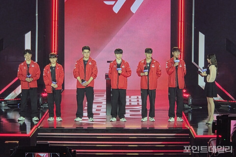 [LCK 현장] KT 꺾은 T1 "한화생명 혼내고 MSI 갈 것"